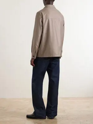 SLOWEAR Wool And Silk-blend Overshirt