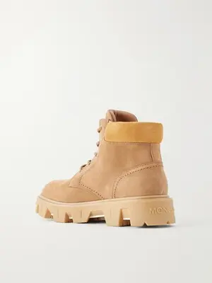Moncler Peak City Suede Lace-up Boots