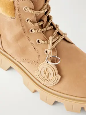 Moncler Peak City Suede Lace-up Boots