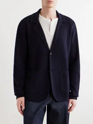 Paul Smith Knitted Merino Wool Blazer
