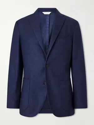 Boglioli Wool-blend Blazer - Blue