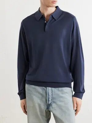 Paul Smith Merino Wool Polo Shirt