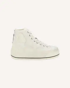 R13 High Top Platform Sneakers - White