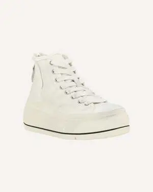 R13 High Top Platform Sneakers - White