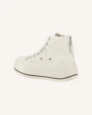 R13 High Top Platform Sneakers - White