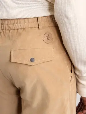 Moncler Straight-leg Cotton-corduroy Trousers