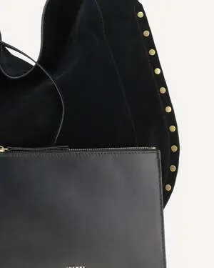 Isabel Marant Étoile Oskan Soft Shoulder Bag - Black