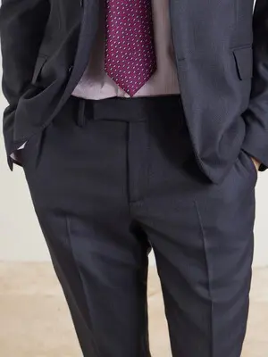 LARDINI Straight-leg Wool Suit Trousers