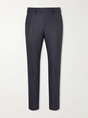 LARDINI Straight-leg Wool Suit Trousers