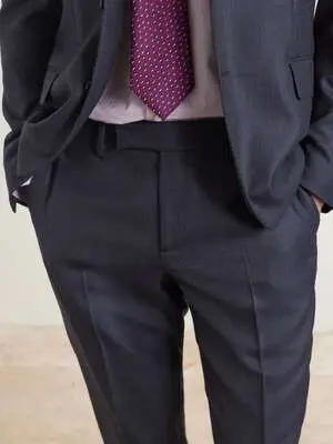 LARDINI Straight-leg Wool Suit Trousers