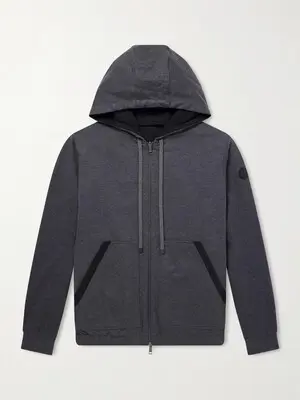 Moncler Cotton Zip-up Hoodie - Gray