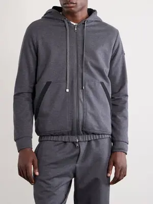 Moncler Cotton Zip-up Hoodie