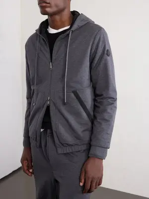 Moncler Cotton Zip-up Hoodie