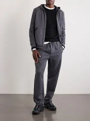 Moncler Straight-leg Striped Cotton Sweatpants