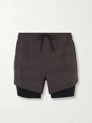 On Erewhon Jersey Running Shorts - Gray