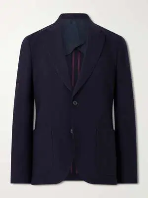 Paul Smith Wool-hopsack Suit Jacket - Navy