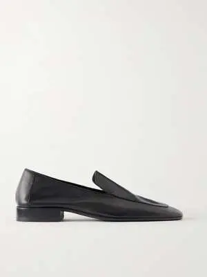 Dries Van Noten Leather Loafers - Black