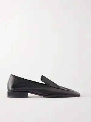 Dries Van Noten Leather Loafers - Black