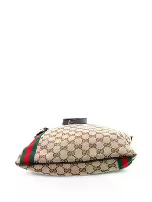 Gucci Jolicoeur Gg Canvas Messenger Bag - Brown