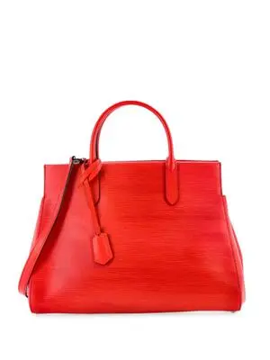 LOUIS VUITTON Epi Leather Marly Satchel Handbag - Red