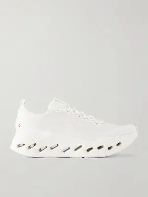 On Cloudsurfer Max Rubber-trimmed Mesh Sneakers - White