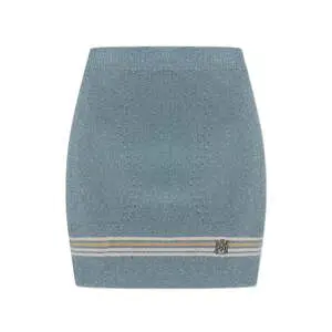 Amiri Skirts Straight Skirts - Blue