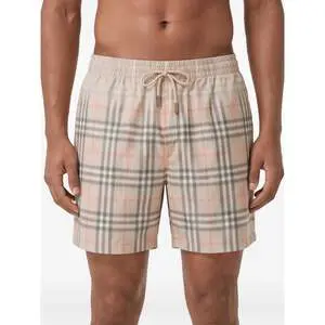 Burberry Check Pattern Swim Shorts