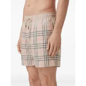 Burberry Check Pattern Swim Shorts