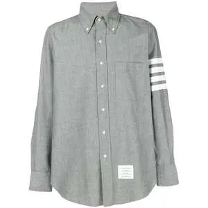 Thom Browne Grey Shirts - Gray