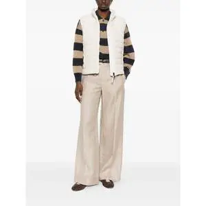 Brunello Cucinelli Sleeveless Sequin Embellished High Neck Vest