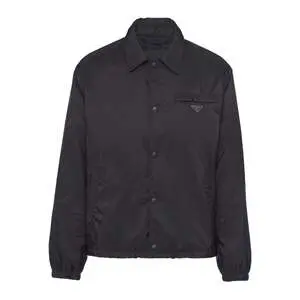 Prada Jackets Shirt Jackets - Black