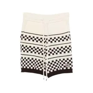 Amiri Neutrals Shorts Bermuda Shorts - Cream