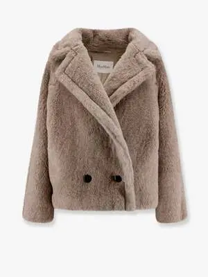 Max Mara Alpaca & Cashmere Fur Jacket - Multicolor