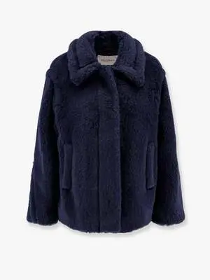 Max Mara Alpaca And Virgin Wool Fur Jacket - Multicolor
