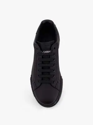 Dolce & Gabbana Portofino Leather Lace-up Sneakers - Multicolor