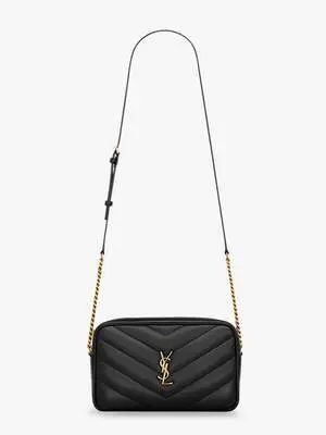Saint Laurent SAINT LAURENT Loulou Matelasse Leather Crossbody Bag Multicolor