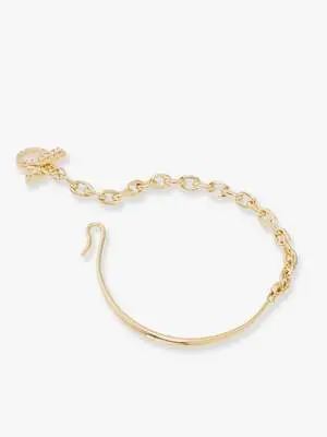 FERRAGAMO Brass Bracelet With Gancini Detail - Multicolor