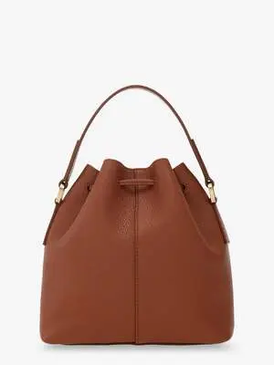 FERRAGAMO Leather Bucket Bag