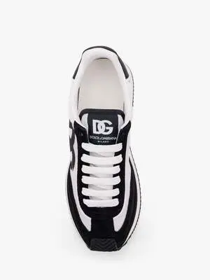 Dolce & Gabbana Dg Cushion Sneakers In Nylon With Suede Inserts
