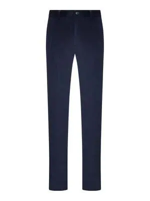 Etro Slim Fit Corduroy Trousers - Blue