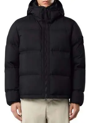 Stone Island Tear-proof Down Jacket With Detachable Hood