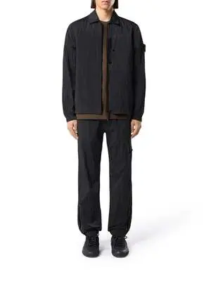 Stone Island Nylon Overshirt With Badge