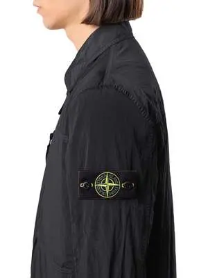 Stone Island Nylon Overshirt With Badge