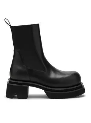 Rick Owens Bogun Leather Chelsea Boots - Black