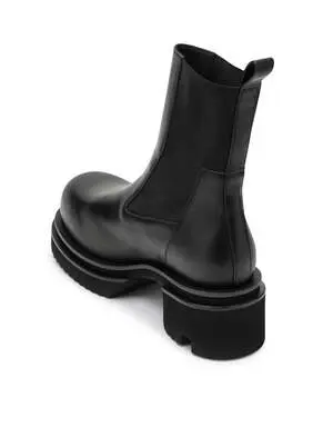 Rick Owens Bogun Leather Chelsea Boots