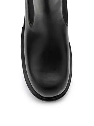 Rick Owens Bogun Leather Chelsea Boots
