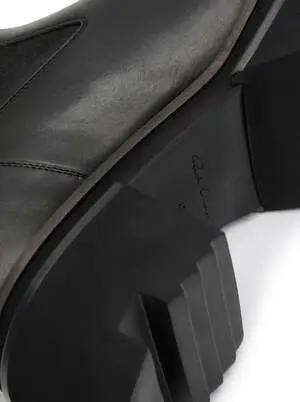 Rick Owens Bogun Leather Chelsea Boots