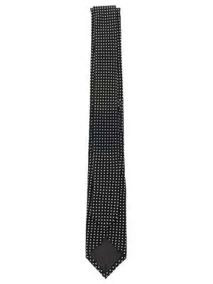 Valentino Garavani Silk Neck Tie - Black