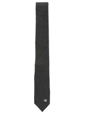 Valentino Garavani Silk Neck Tie - Black