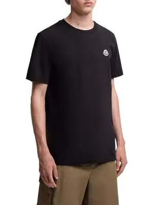Moncler Cotton T-shirt With Logo Patch